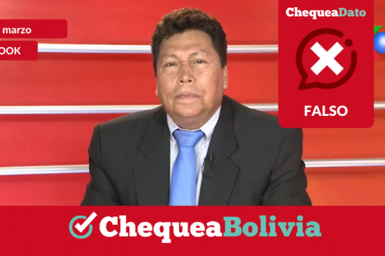 Jorge Arias reproduce información falsa de Robert Malone | ChequeaBolivia